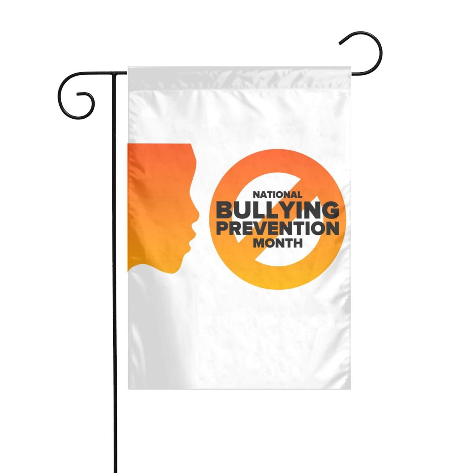 I Wear Orange For Unity Day Anti Bullying Month Garden Flag Double ...