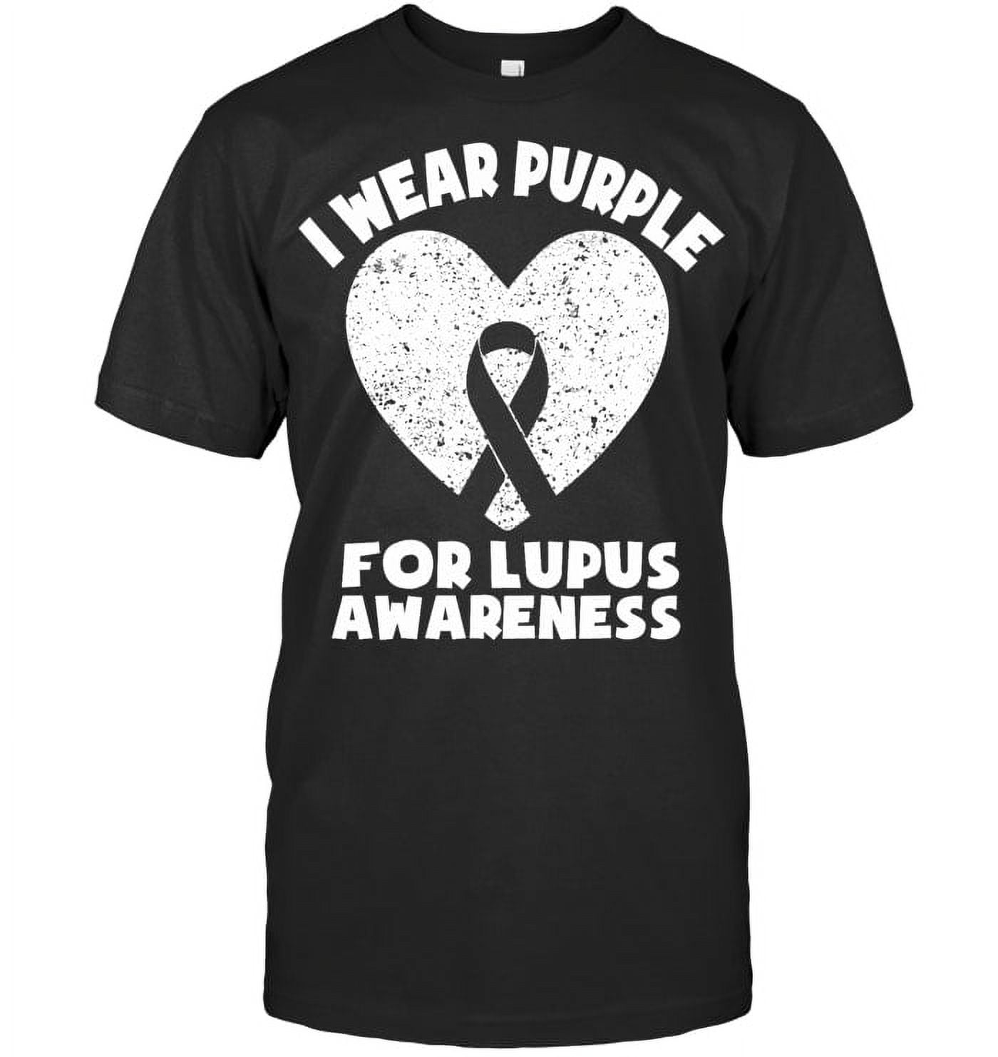 I Wear Purple For Lupus Awareness Month Men Women Cute Lupus Awareness ...