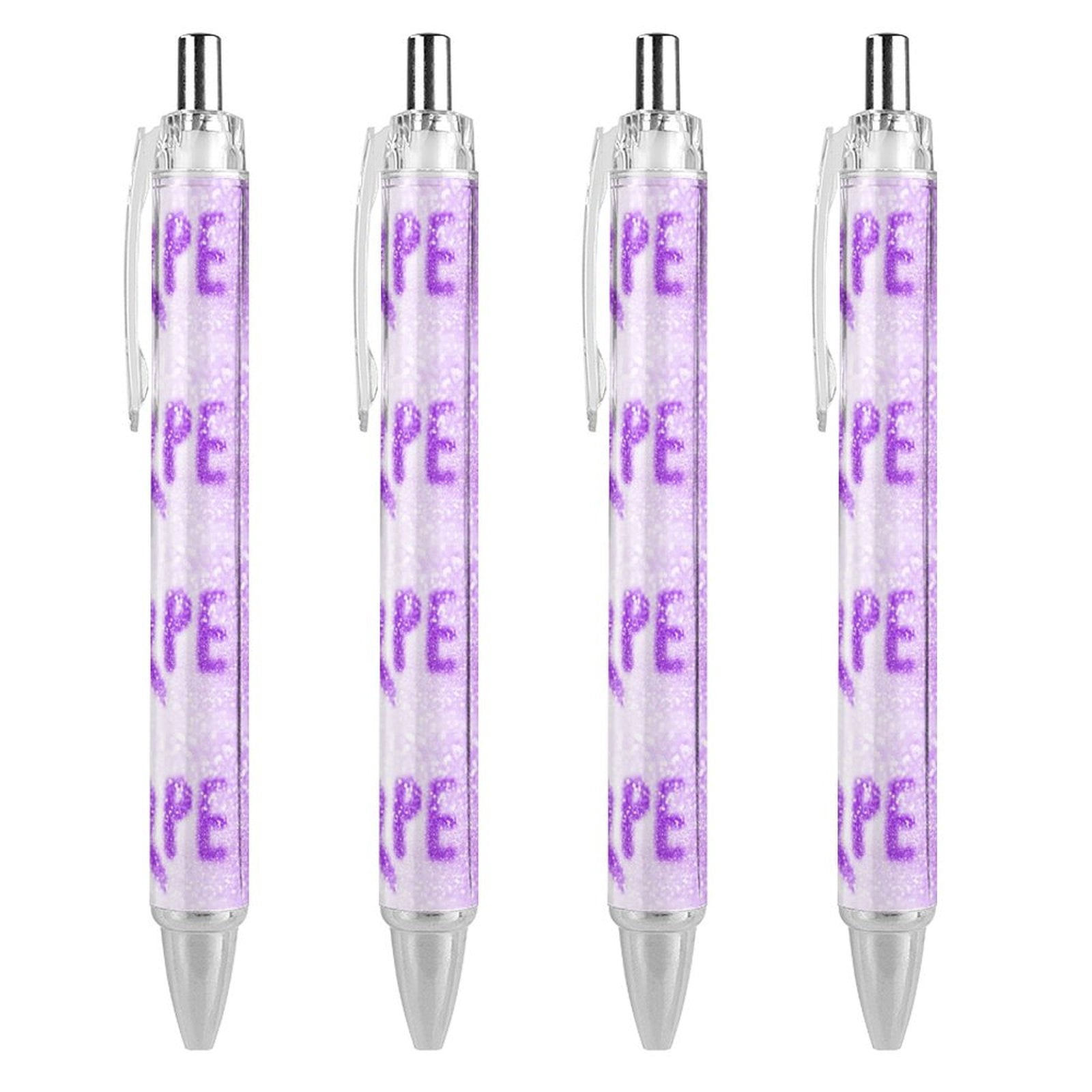 I Wear Purple For Overdose Awareness Ballpoint Pen Retractable Pens ...