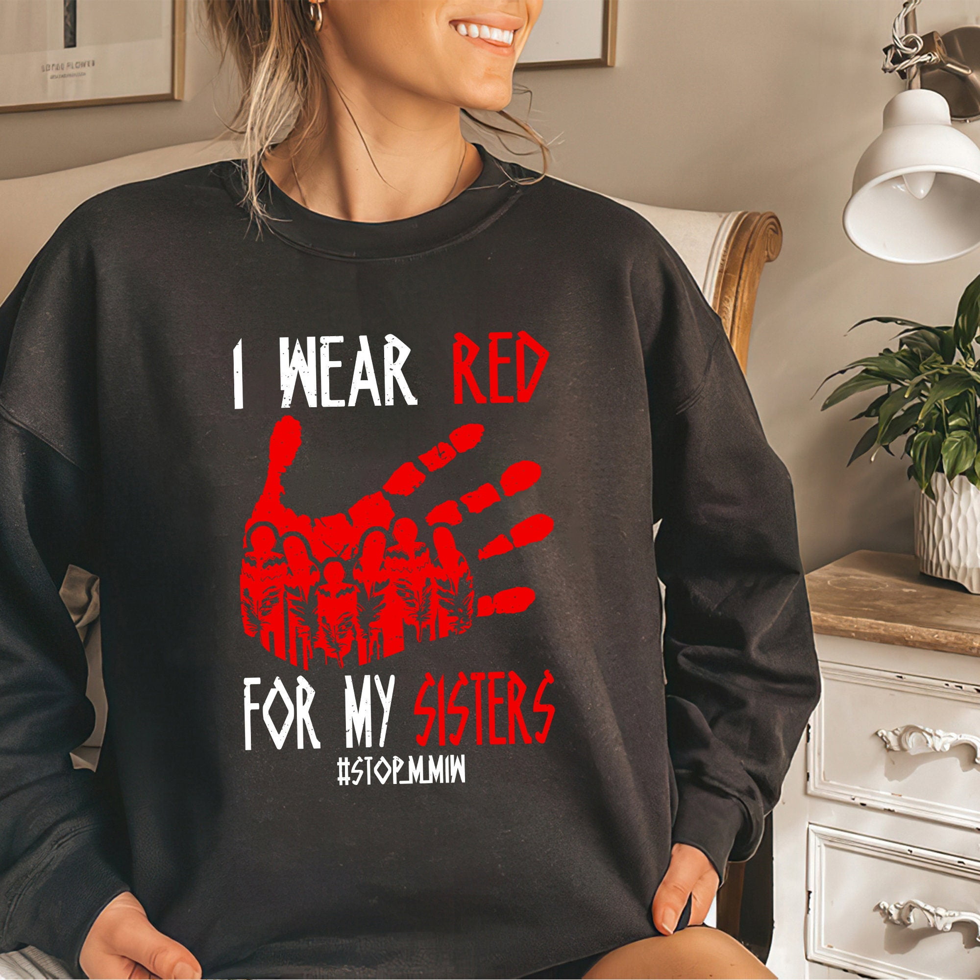 I Wear Red For My Sisters Shirt, MMIW, Red for Missing Murdered ...