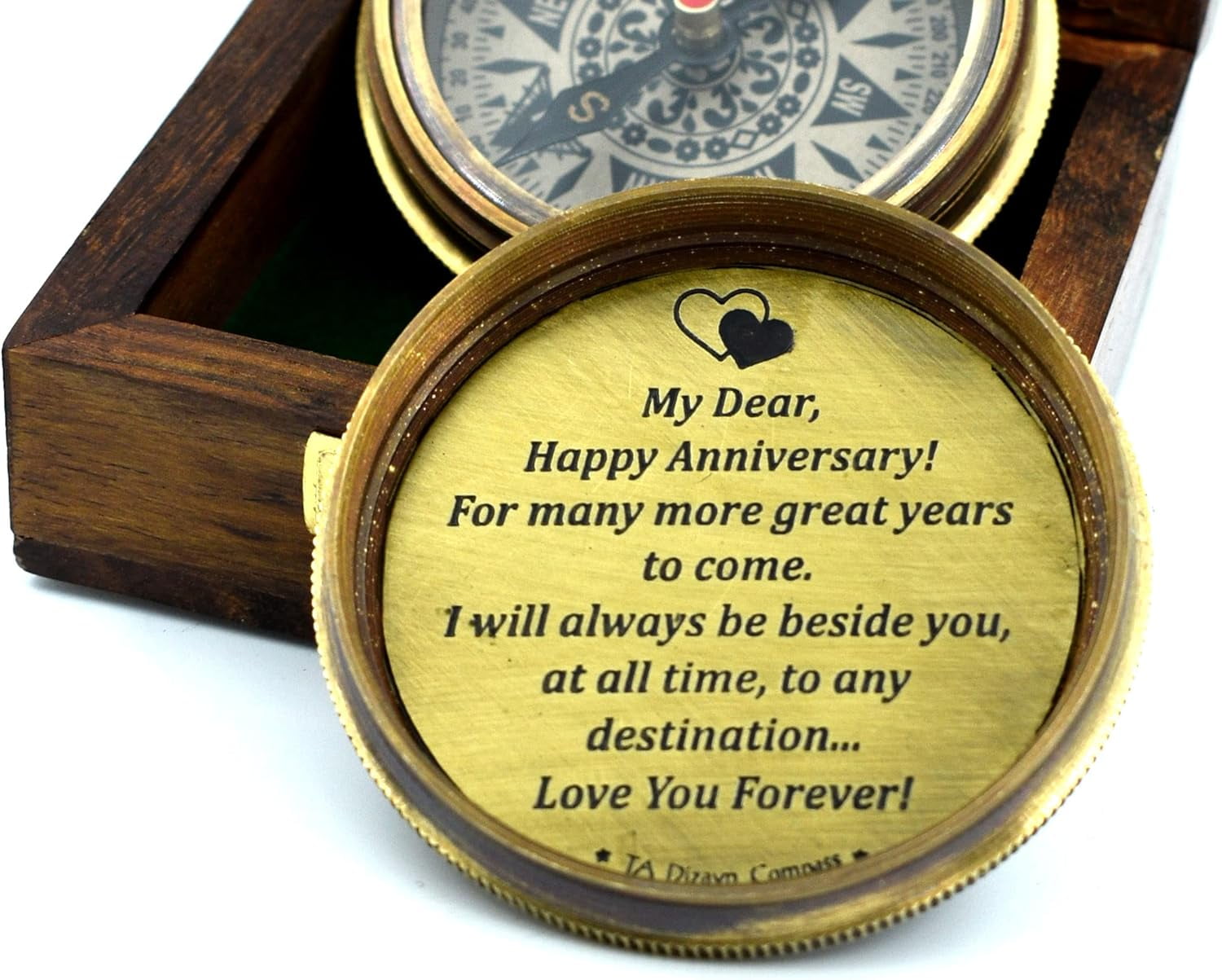 I Will Guide You Psalm 32:8, Solid Brass Directional Engraved Scripture ...