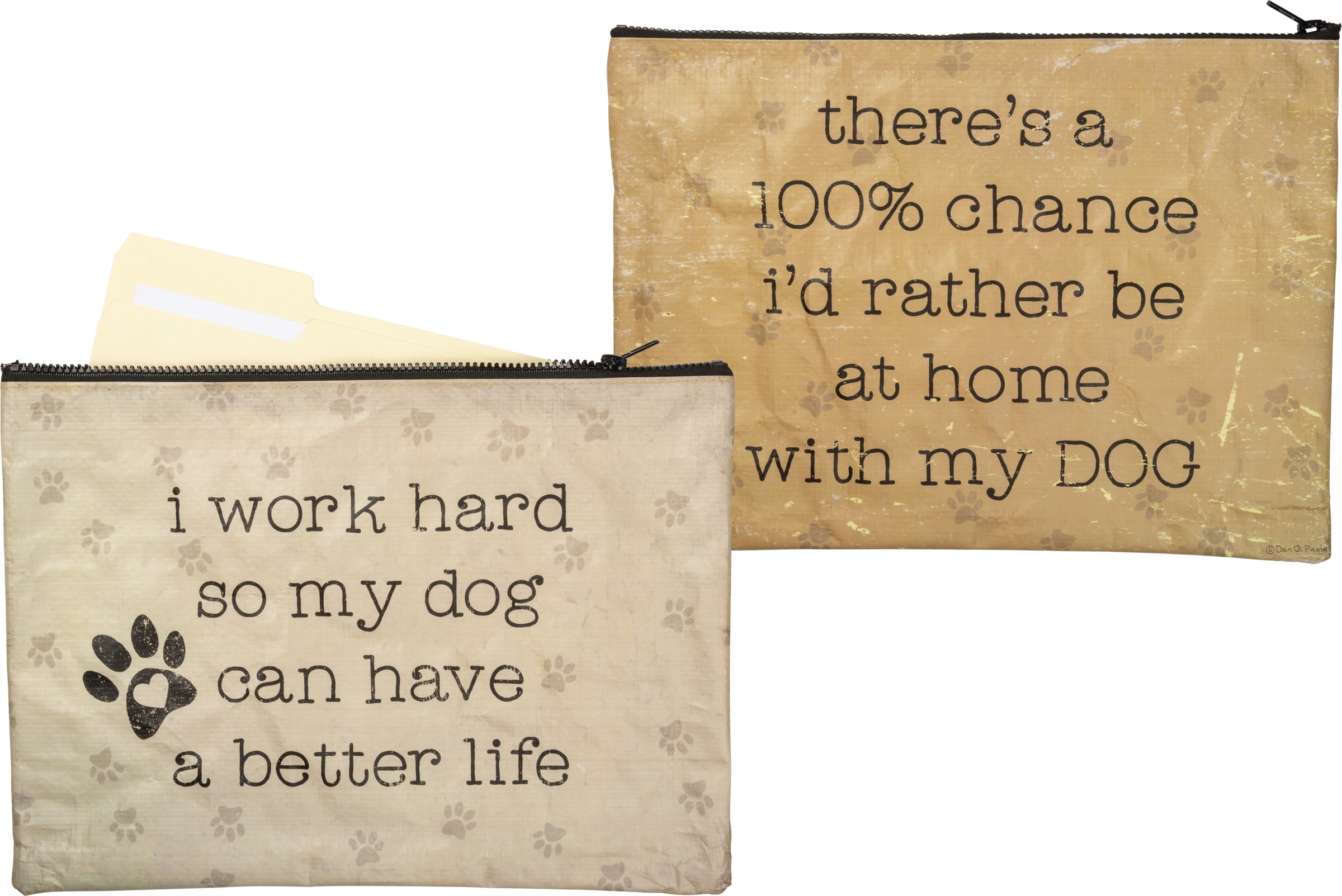 I Work Hard So My Dog Can Have A Better Life Zipper Folder from ...