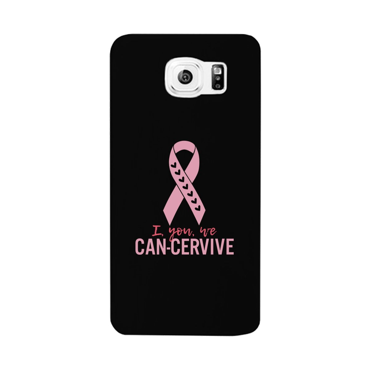 I You We Can-Cervive Breast Cancer Black Phone Case - Walmart Business ...