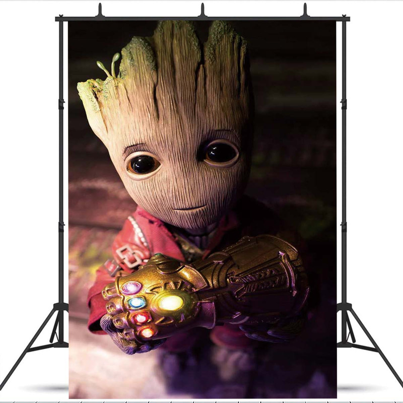 I am Groot Taspestry Wall Decor Birthday Banner Backdrop Background ...