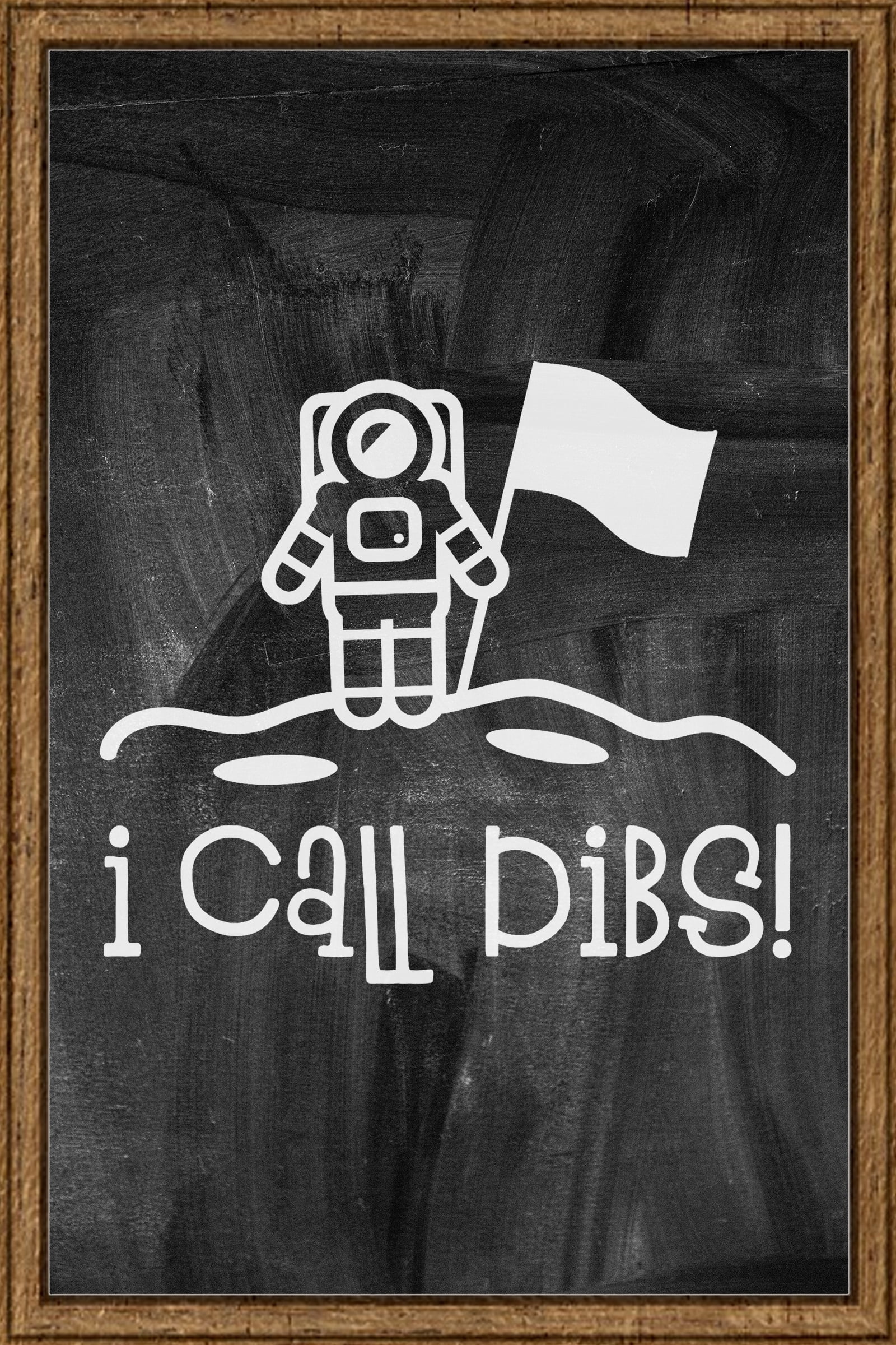 I call dibs! Astronaut flag funny moon planet space solar system Tin ...