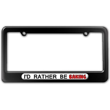My Other Ride Is A Broom License Plate Tag Frame, Multiple Colors ...