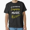 I'd Rather Be Composing Music Funny Musician Hobby Design M7834 T-Shirt ...