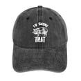 I’d Smoke That Charcoal Hat Adjustable Funny Fashion Unisex Baseball ...