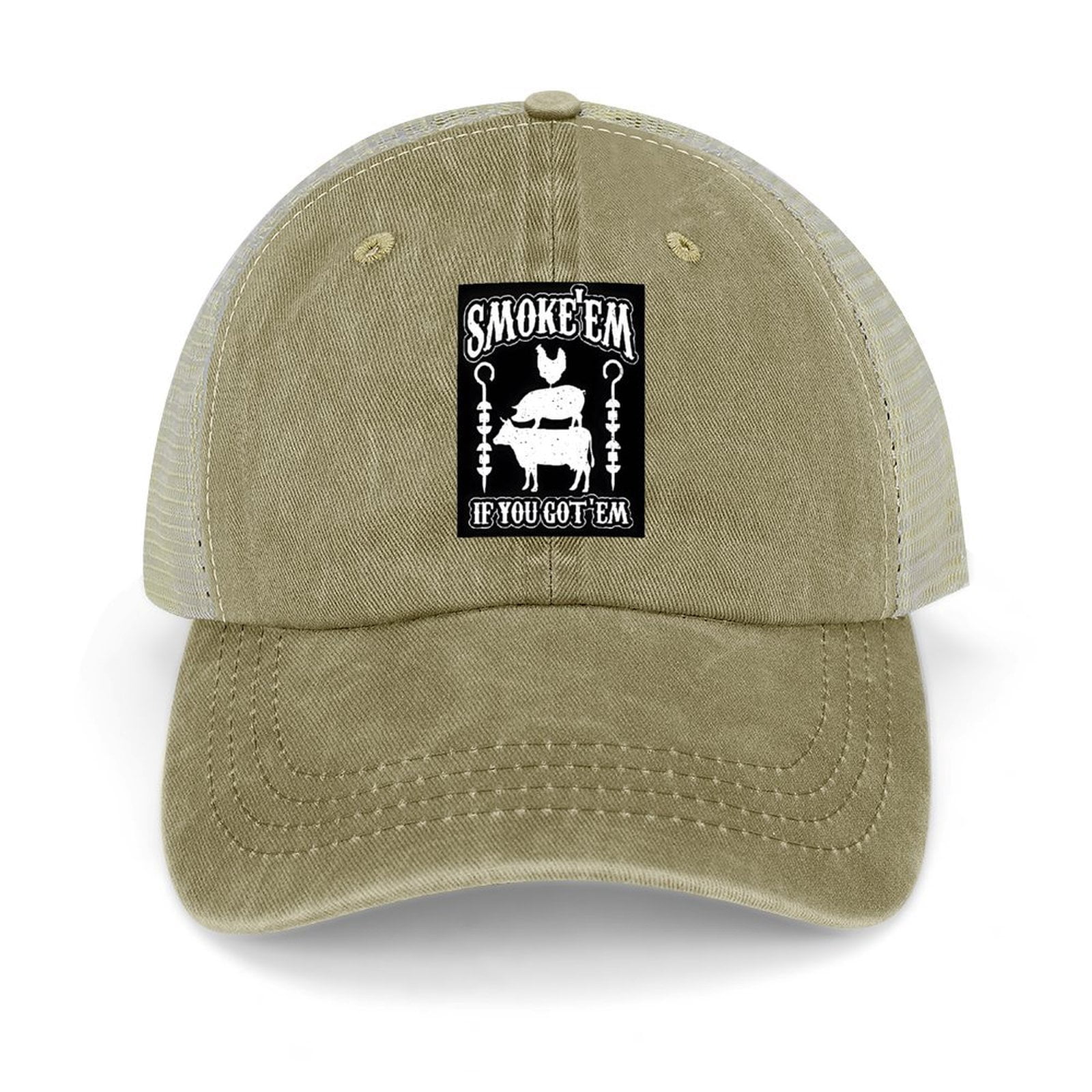 I’d Smoke That Khaki Hat Adjustable Funny Fashion Unisex Baseball Cap ...