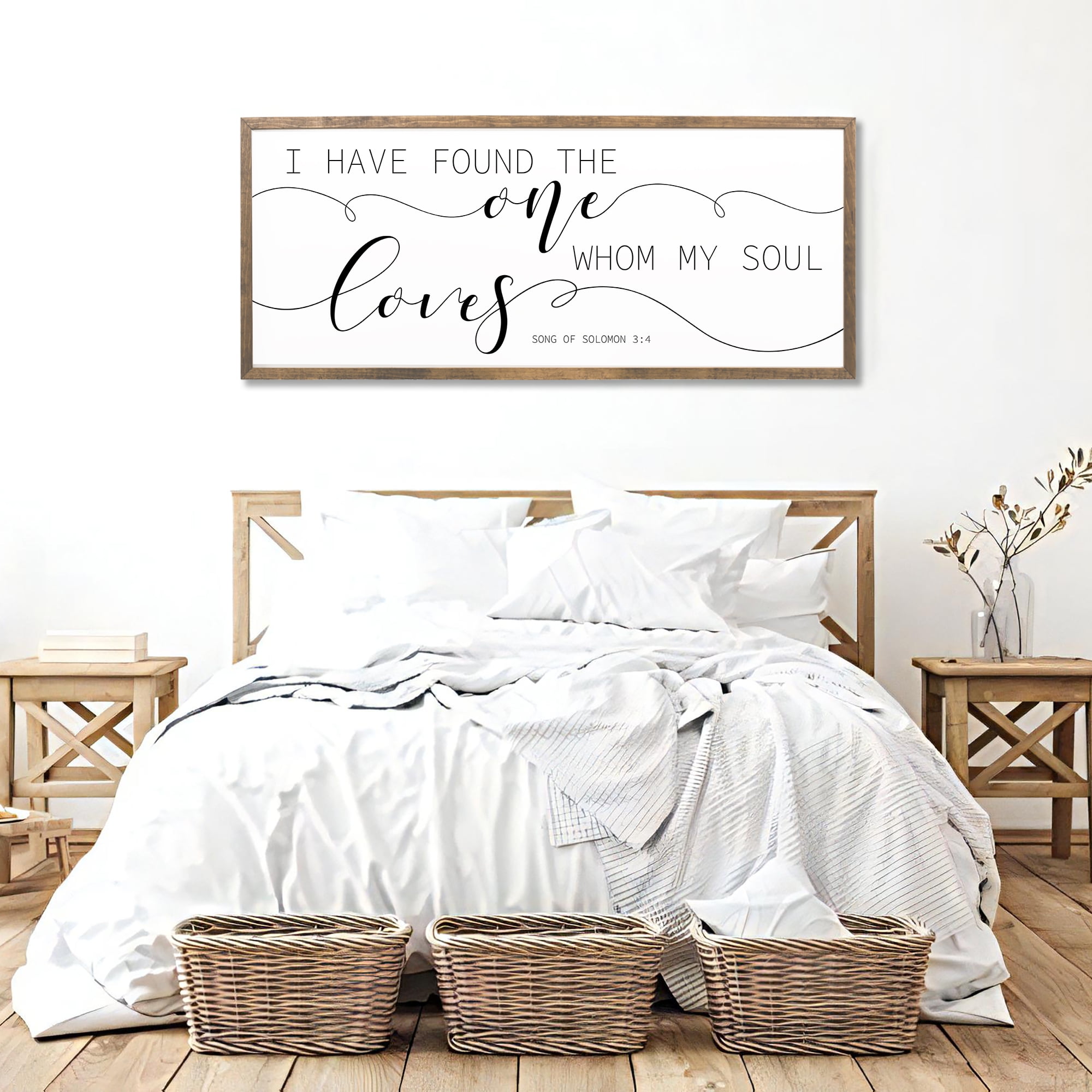 Meliora Craft Wooden Sign, I Have Found the One Whom My Soul Loves ...