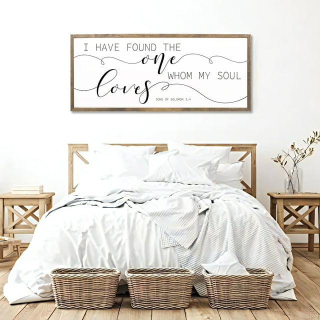 I have found the one whom my Soul Loves Wooden Sign 10X20 inches ...