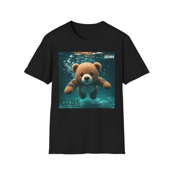 I love Teddy Swims Concert Tee, Fan art, Music lovers, swimming Teddy ...