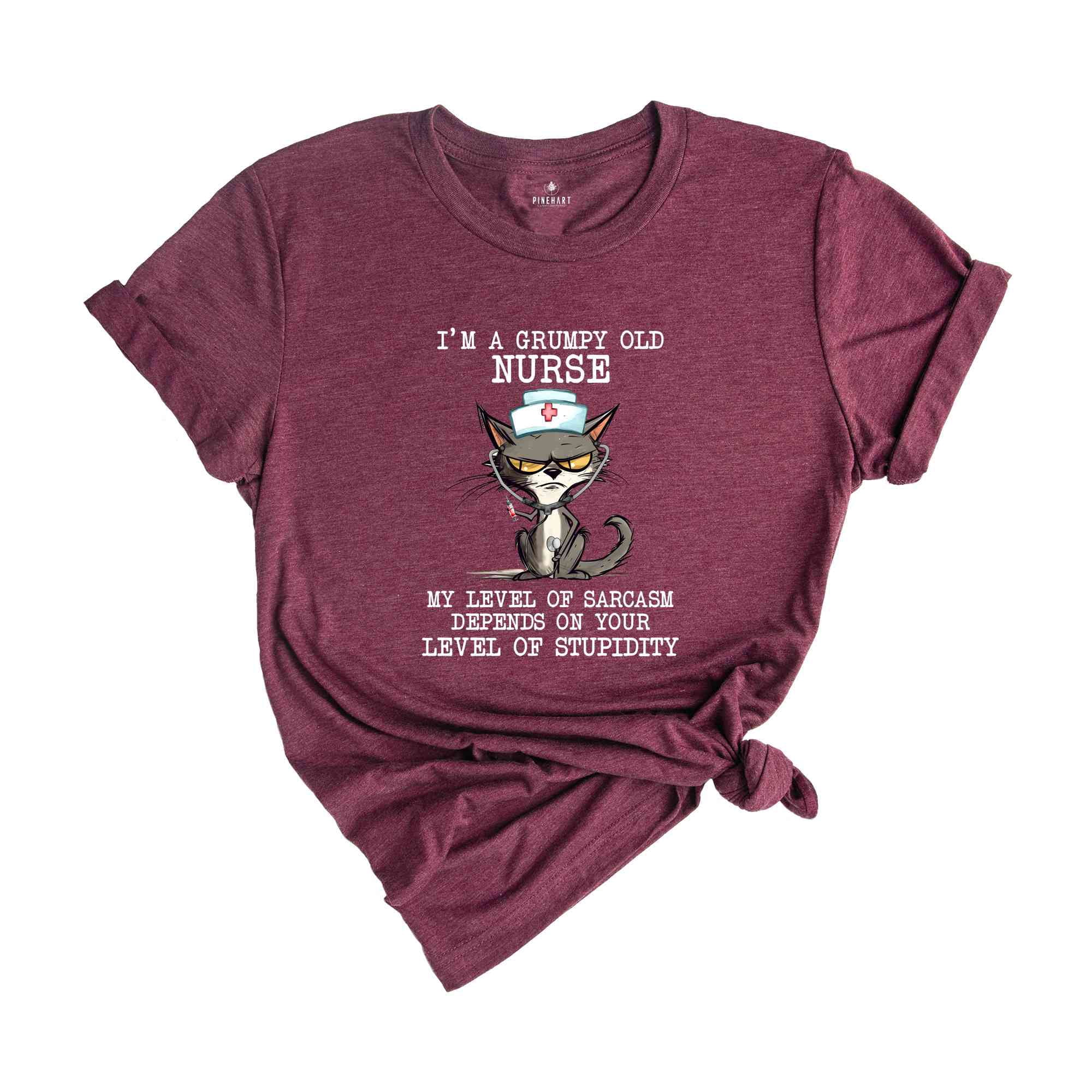 I'm A Grumpy Old Nurse My Level Of Sarcasm Depends On Your Level Of ...