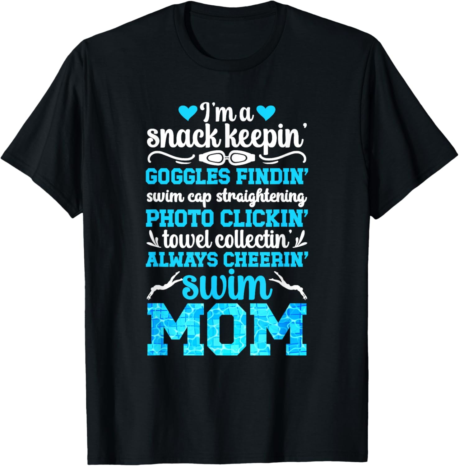 I'm A Swim Mom Of A Swimmer Mom Swimming Mother Swim Mama Funny ...
