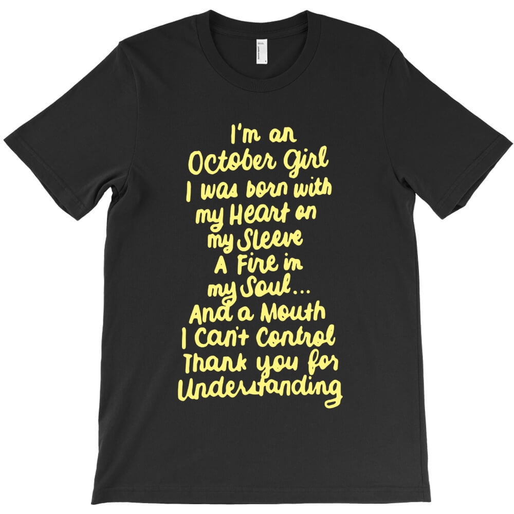 I'm An October Women Born In October Themed Funny and Cute Birthday and ...