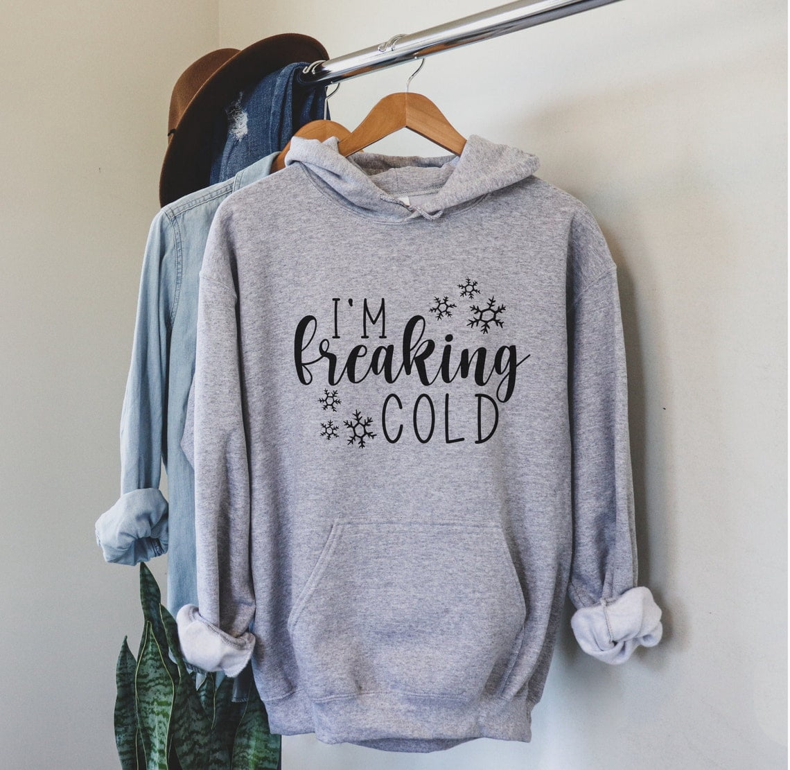 I'm Freaking Cold Hooded Hoodie, I'm Freakin Cold Hoodie, I'm Cold ...