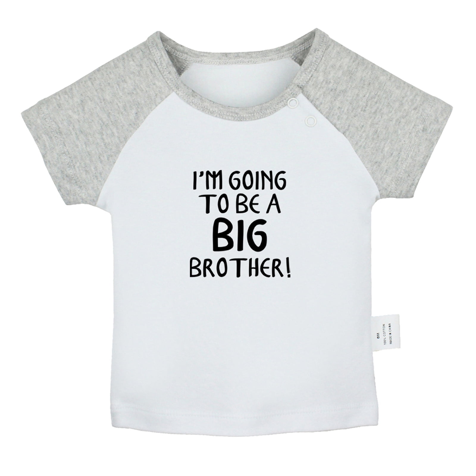 I'm Going to be a Big brother Funny T shirt For Baby, Newborn Babies T ...