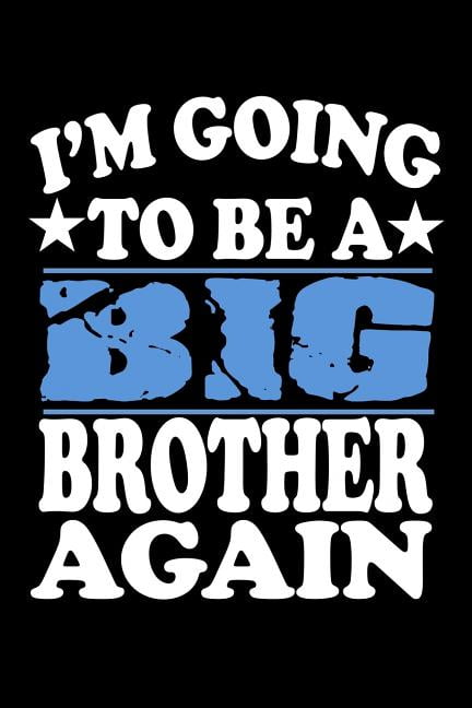 I'm Going To Be A Big Brother Again: Family Collection (Paperback ...