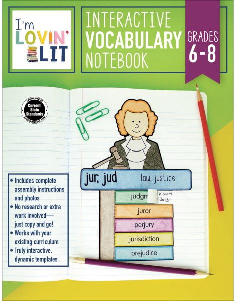 I'm Lovin' Lit Interactive Vocabulary Notebook, Grades 6 - 8: Greek and ...