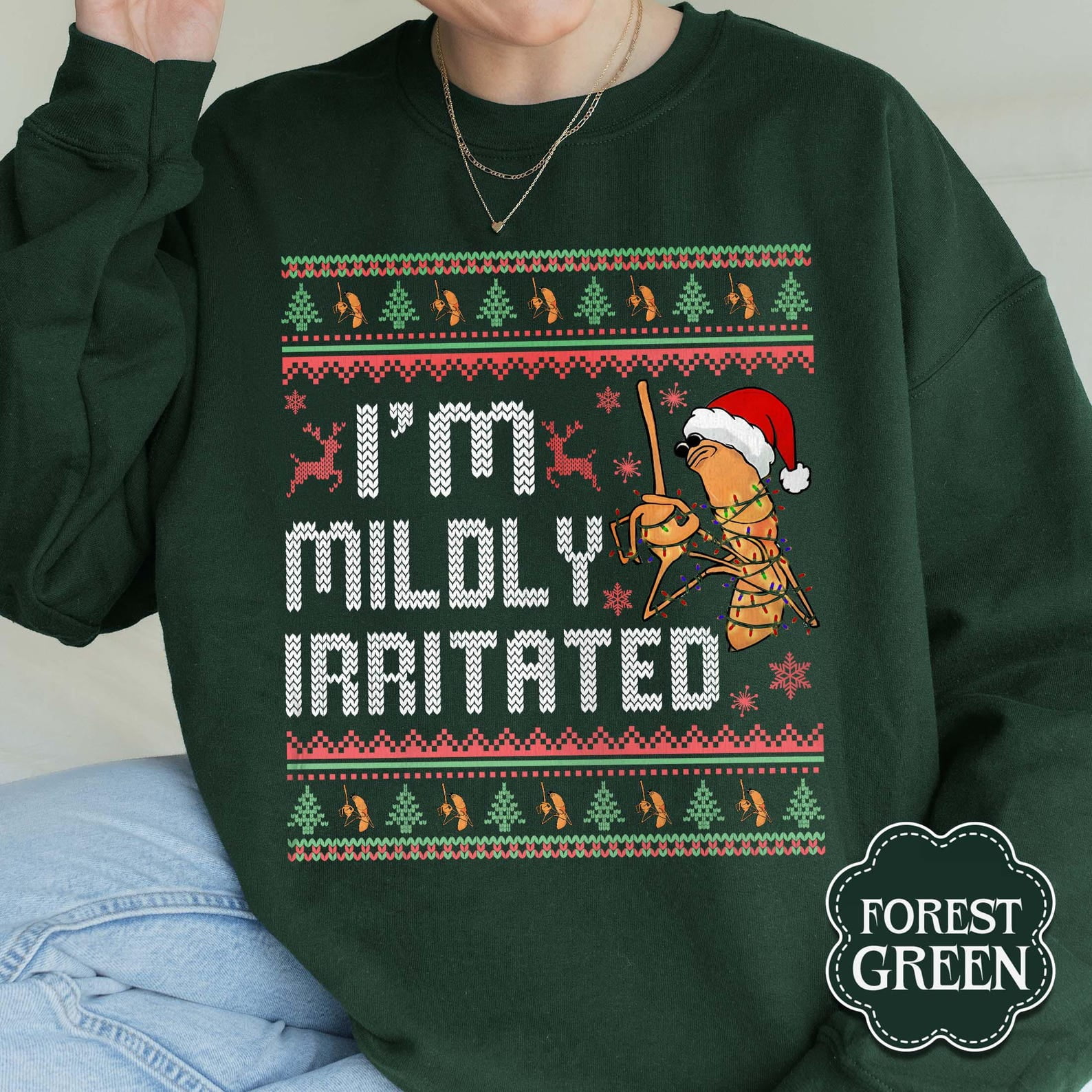 I’m Mildly Irritated Marcus the Worm Sweatshirt, Marcus the Worm Ugly ...