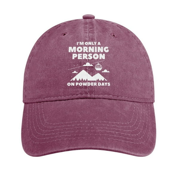 I’m Not A Morning Person Wine Red Hat Adjustable Funny Fashion Unisex ...