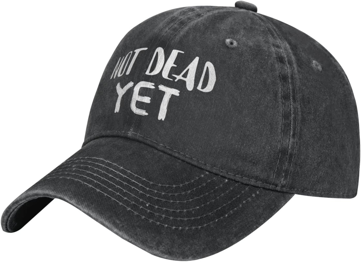 I'm Not Dead Yet Unisex Cowboy Cap Baseball Hat Adjustable Denim Dad ...