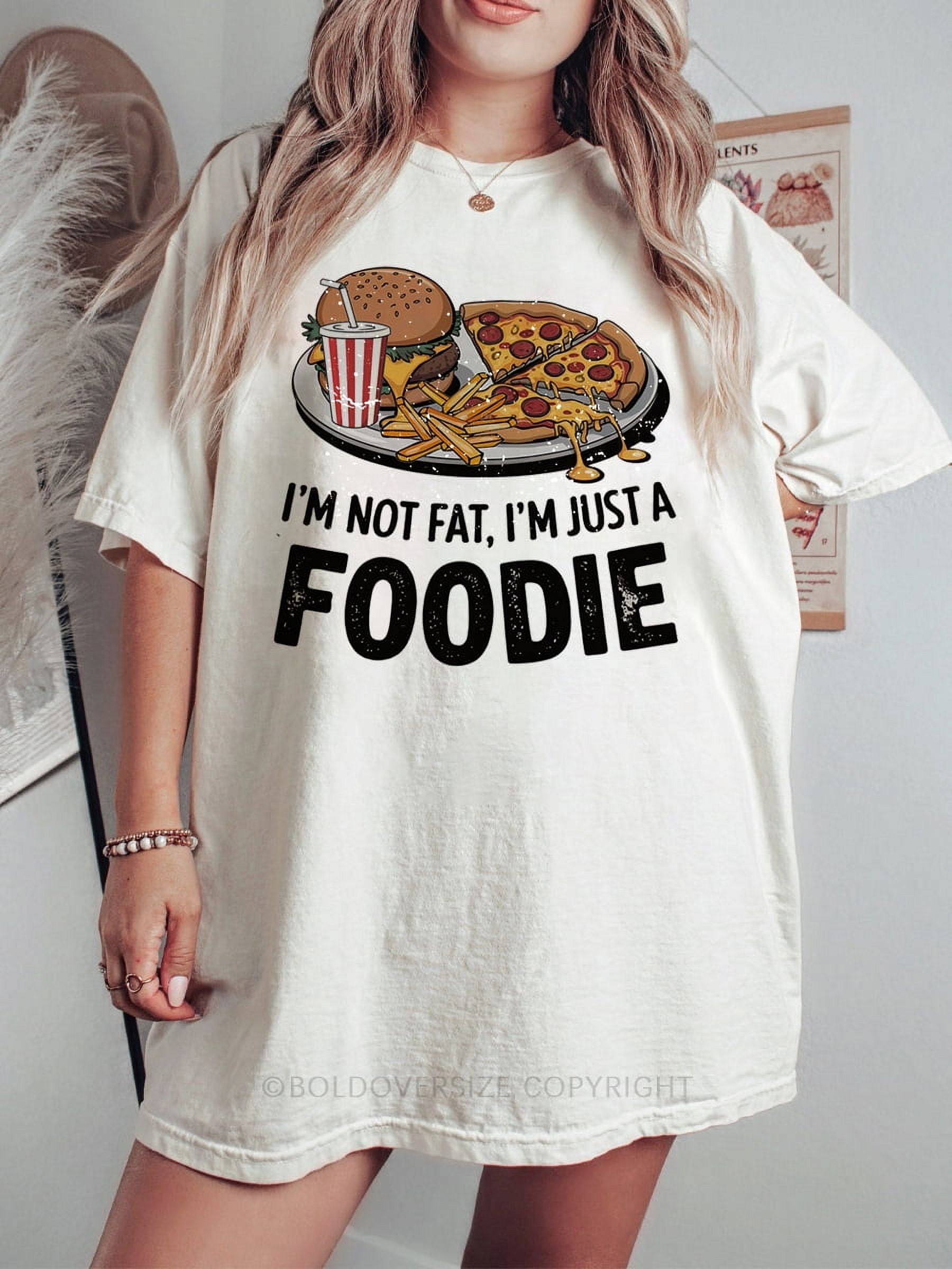 I'm Not Fat Tee - Walmart.com