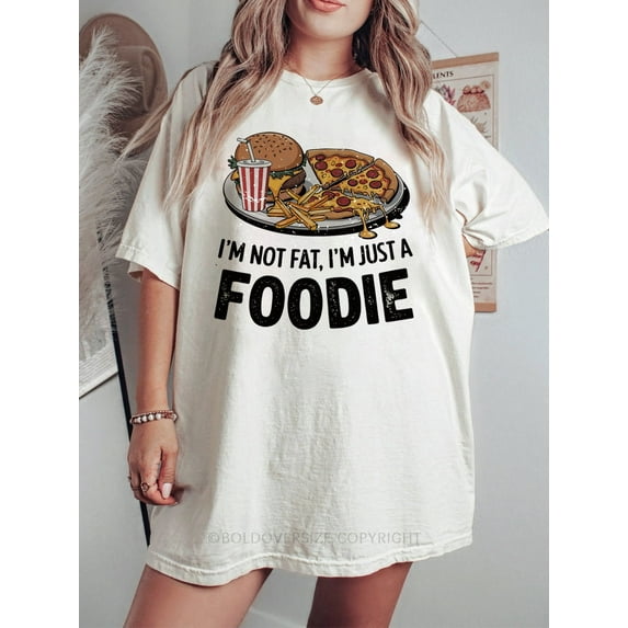 I'm Not Fat Tee - Walmart.com