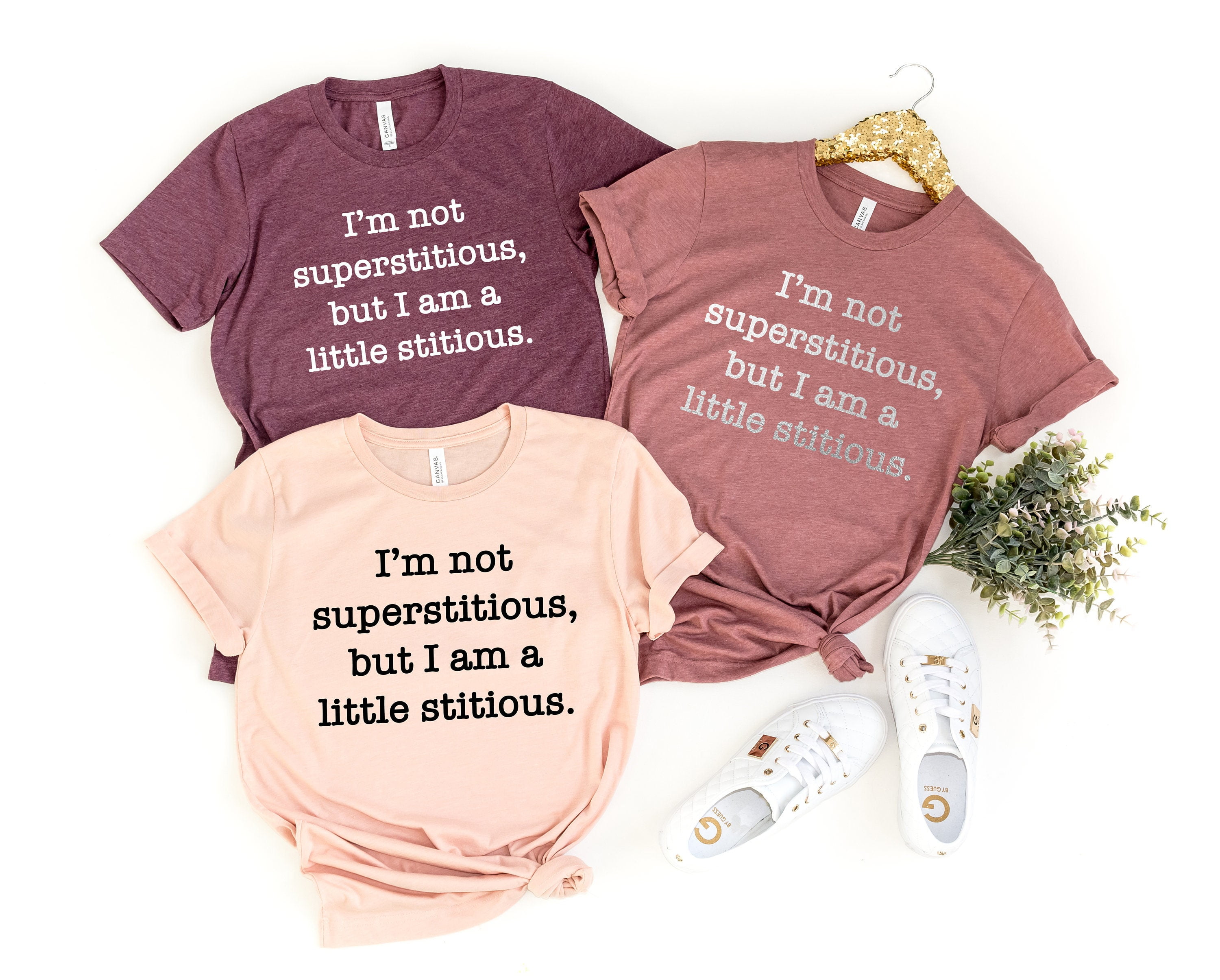 I'm Not Superstitious But I'm A Little Stitious Shirt, The Office T ...