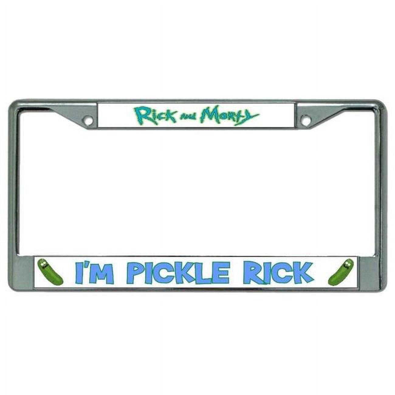 I'm Pickle Rick Chrome License Plate Frame - Walmart.com