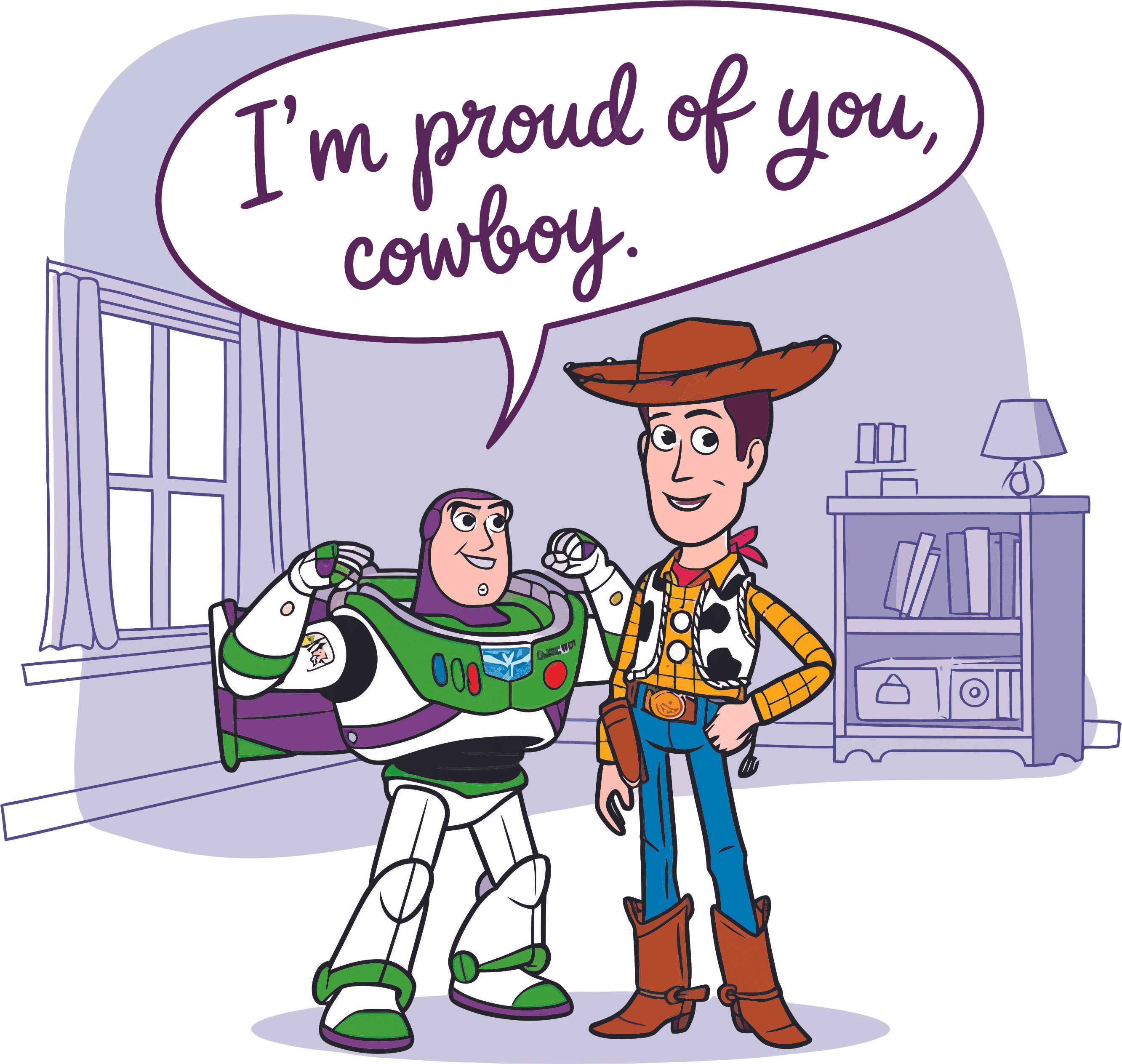 I'm Proud of You Cowboy Mr.Potato Head Jessie Stinky Pete Rex ...