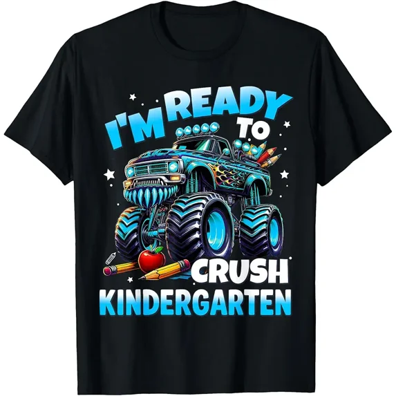 I'm Ready to Crush Kindergarten First Day of Boys T-Shirt - Walmart.com