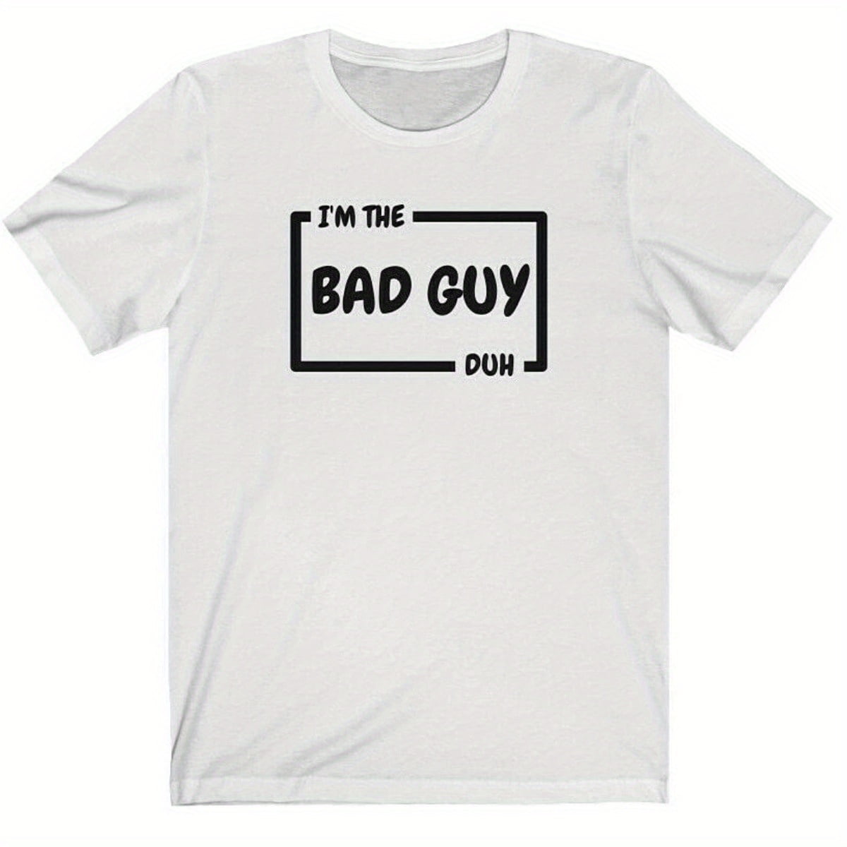 I'm The Bad Guy Duh T-Shirt Music Lyrics Party Shirt Festival Top ...