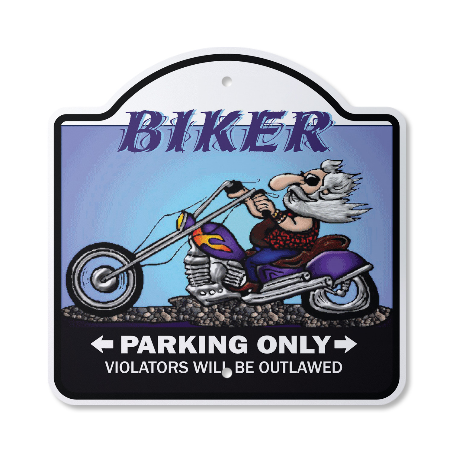I'm The Biker 14" X 14" Sign | Indoor/Outdoor Plastic | SignMission ...