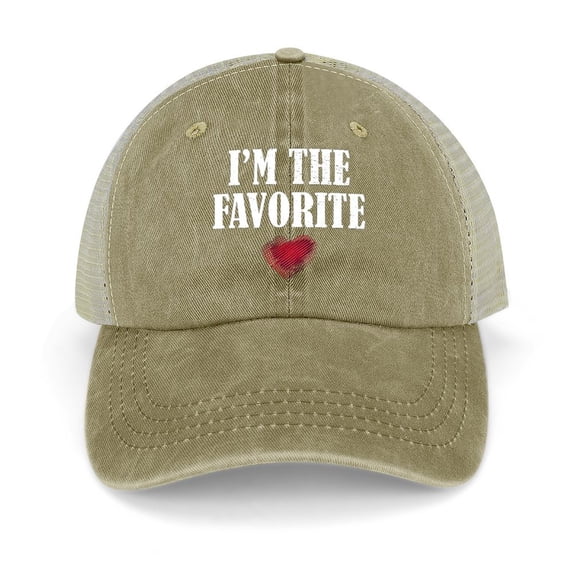 I’m The Favorite Khaki Hat Adjustable Funny Fashion Unisex Baseball Cap ...