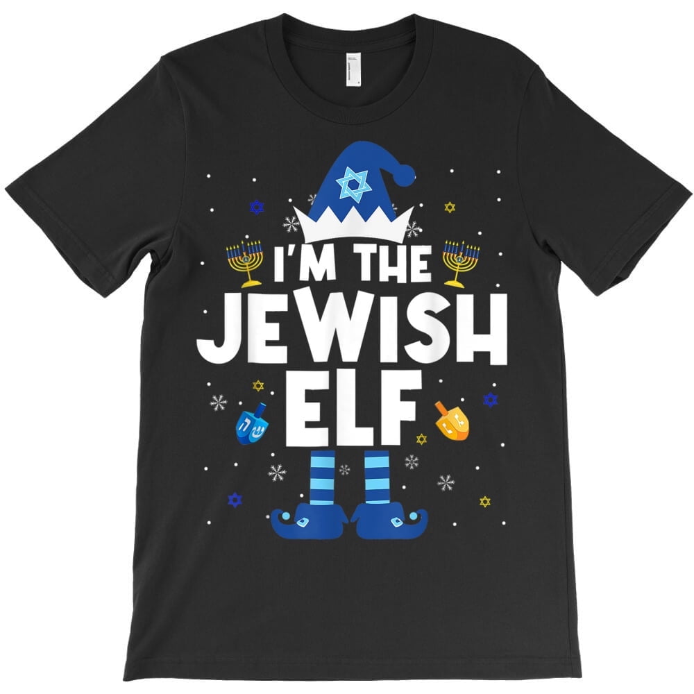 I'm The Jewish Elf Funny Hanukkah Chanukah Christmas Family Group ...