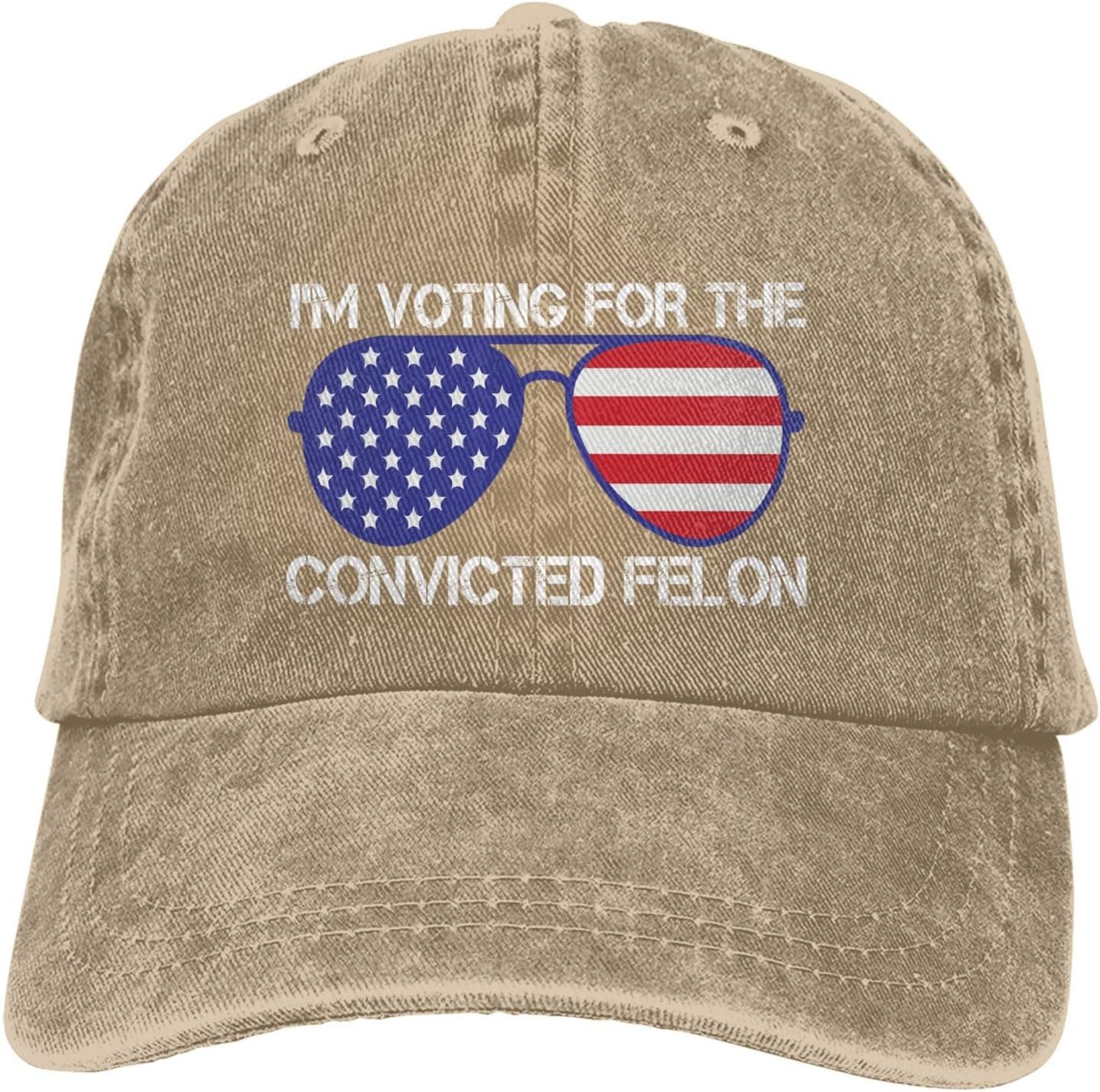 I'm Voting for The Convicted Felon Hat Low Profile Cap Men Women ...