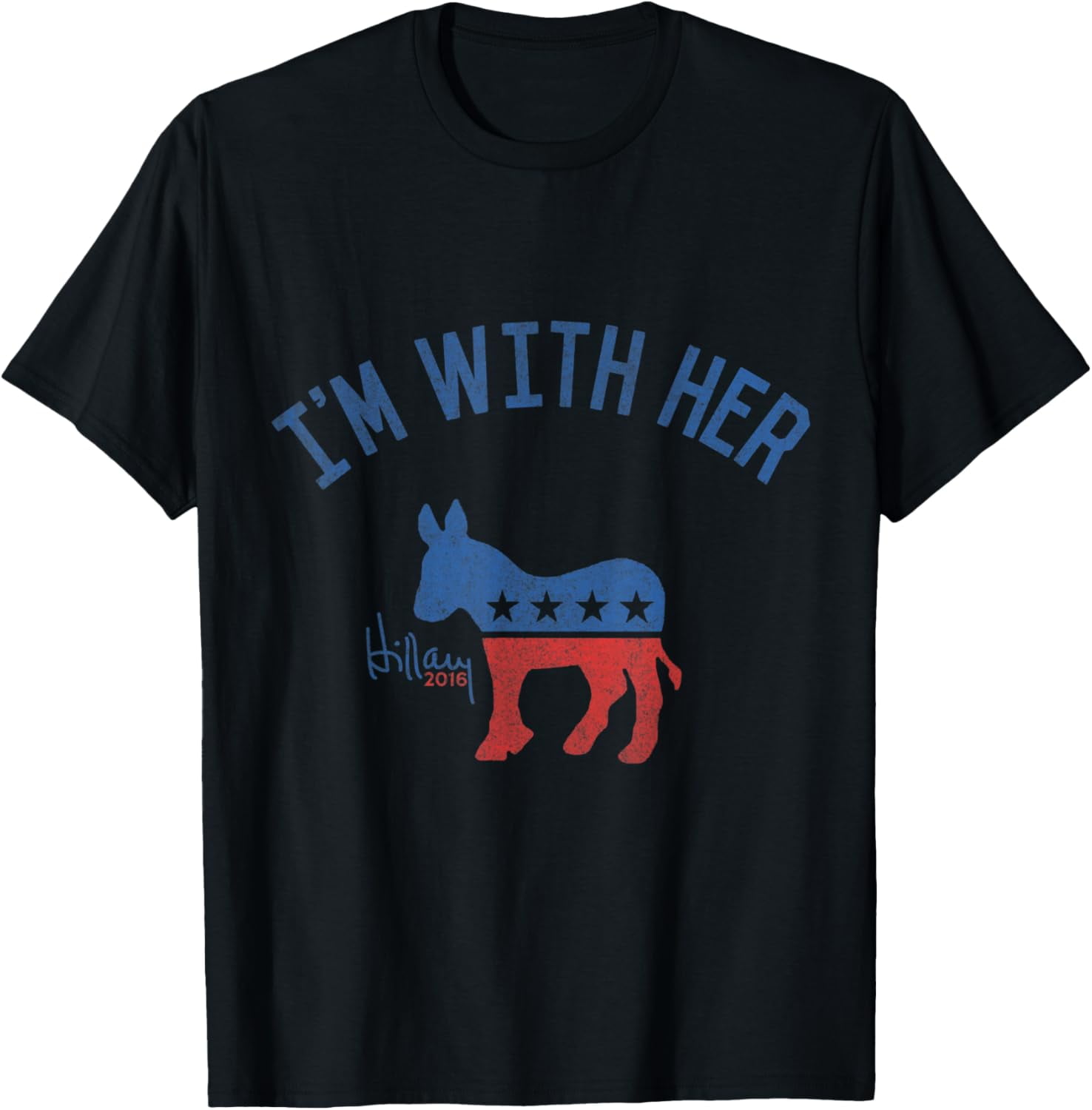 I'm With Her - Hillary Clinton T-Shirt - Walmart.com
