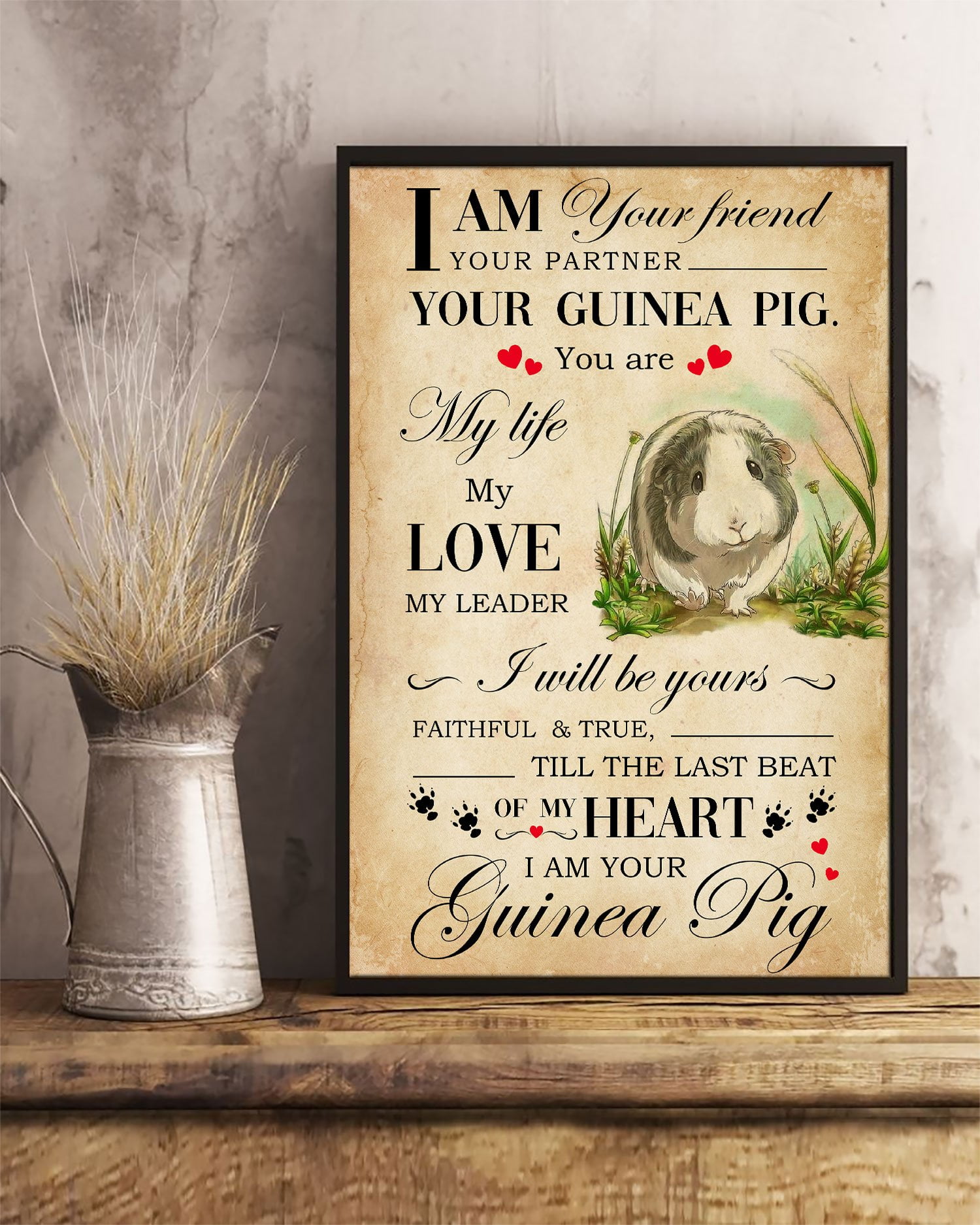 I'm Your Guinea Pig Vertical Poster Matte Wall Art Decor 11 x 17 Inch ...