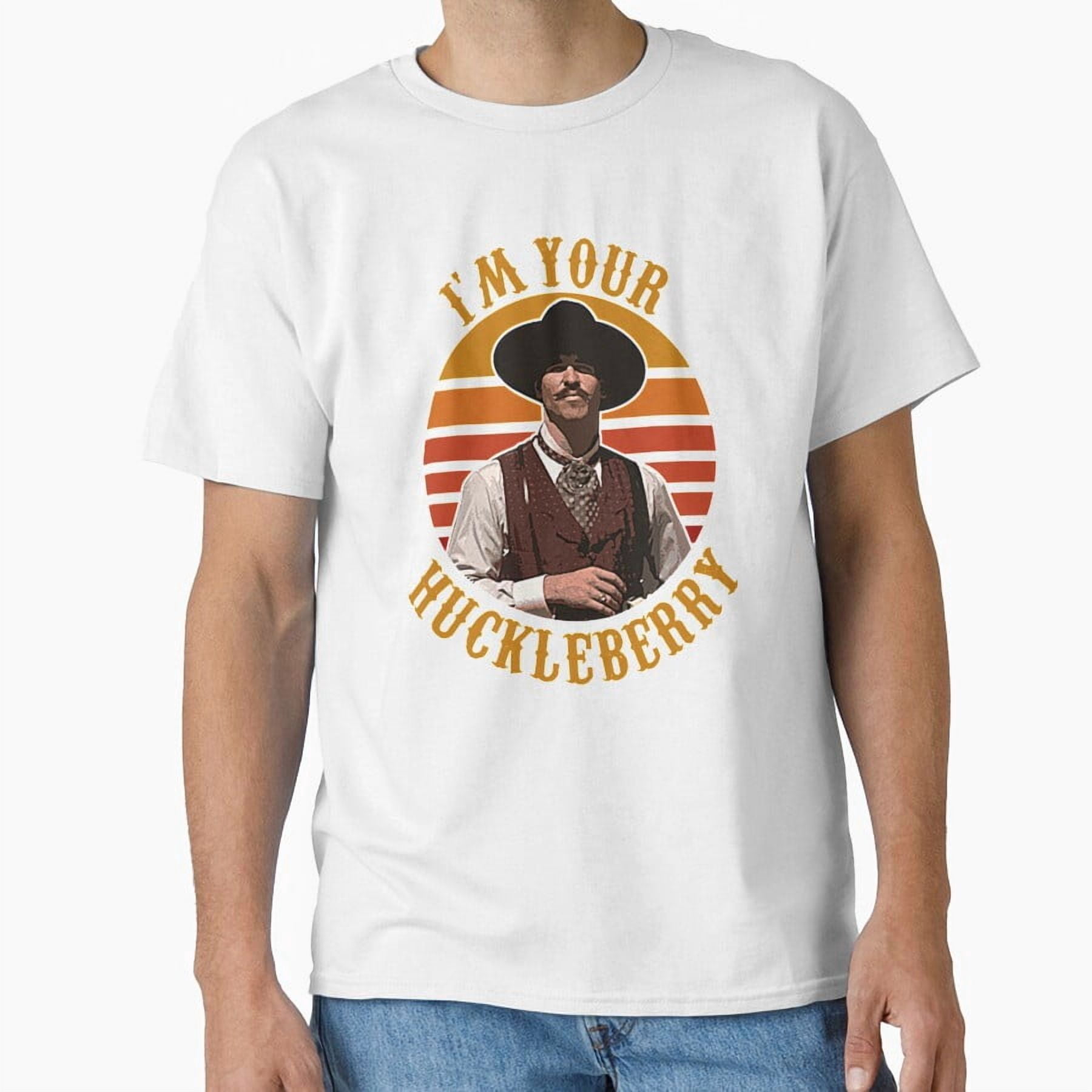 I'm Your Huckleberry Doc Holliday Tombstone Western Cowboy Quote Film T ...