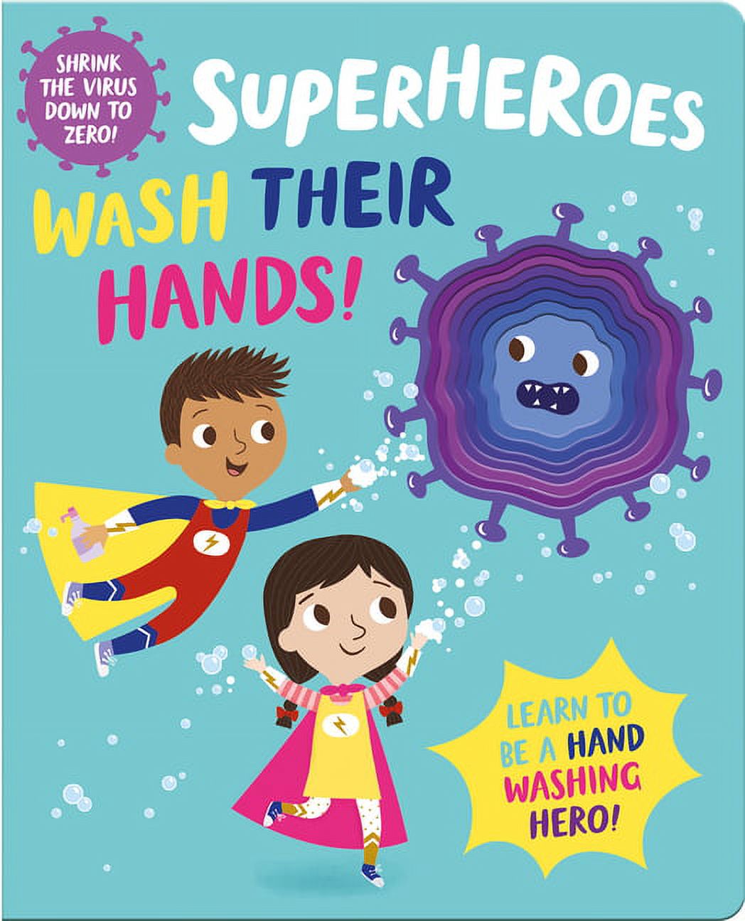 I'm a Super Toddler!: Superheroes Wash Their Hands! (Board book ...