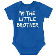 Lil Broski Funny Younger Brother Bodysuit Jumper Boys Infant Baby ...
