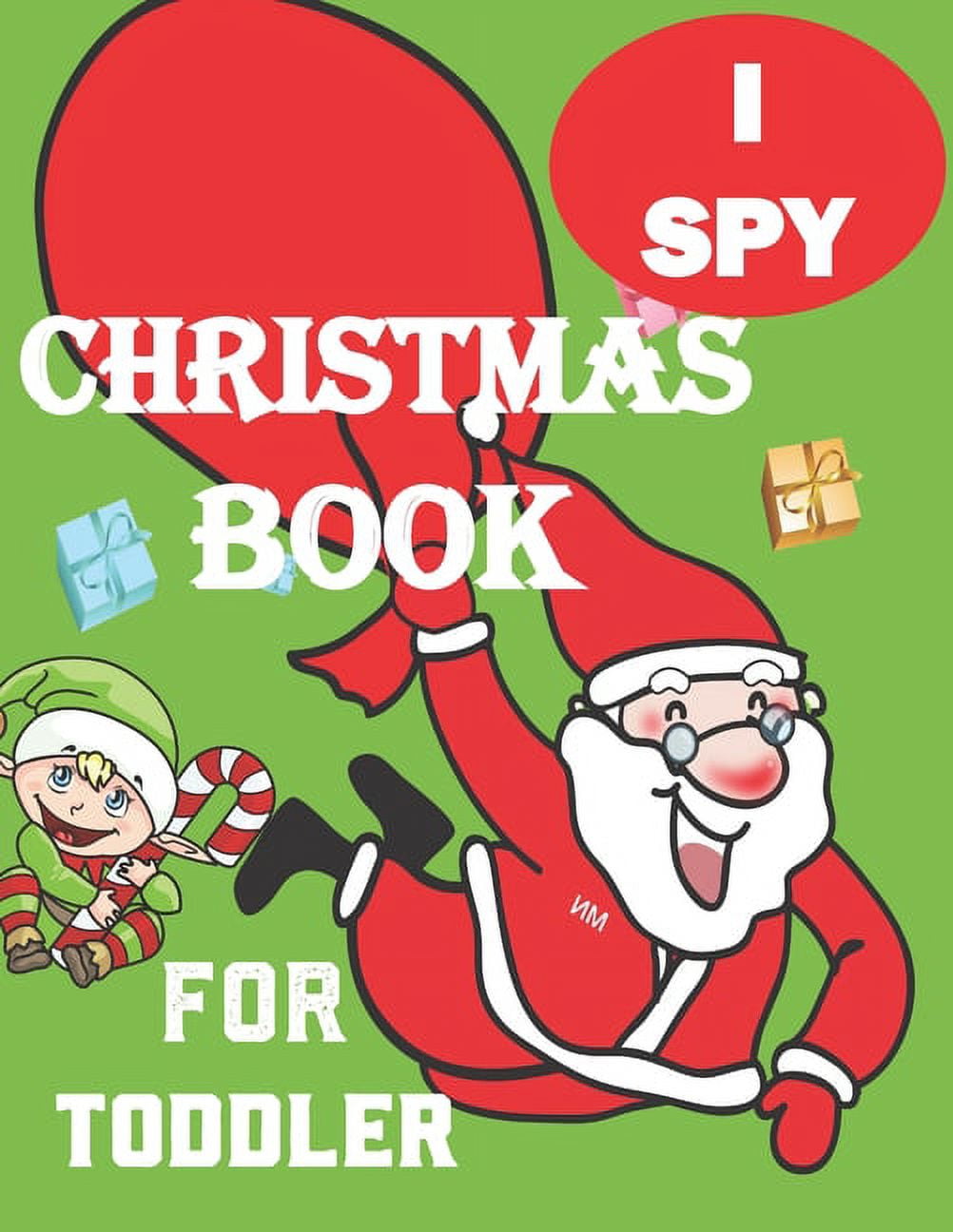 I spy Christmas Book for Toddler: A fun coloring Activity Books And ...