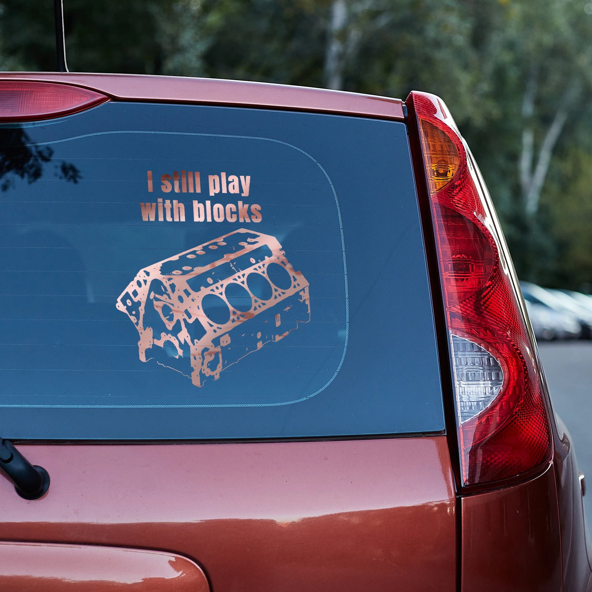 I still play with blocks Vinyl decal,car decals,decal stickers,window ...