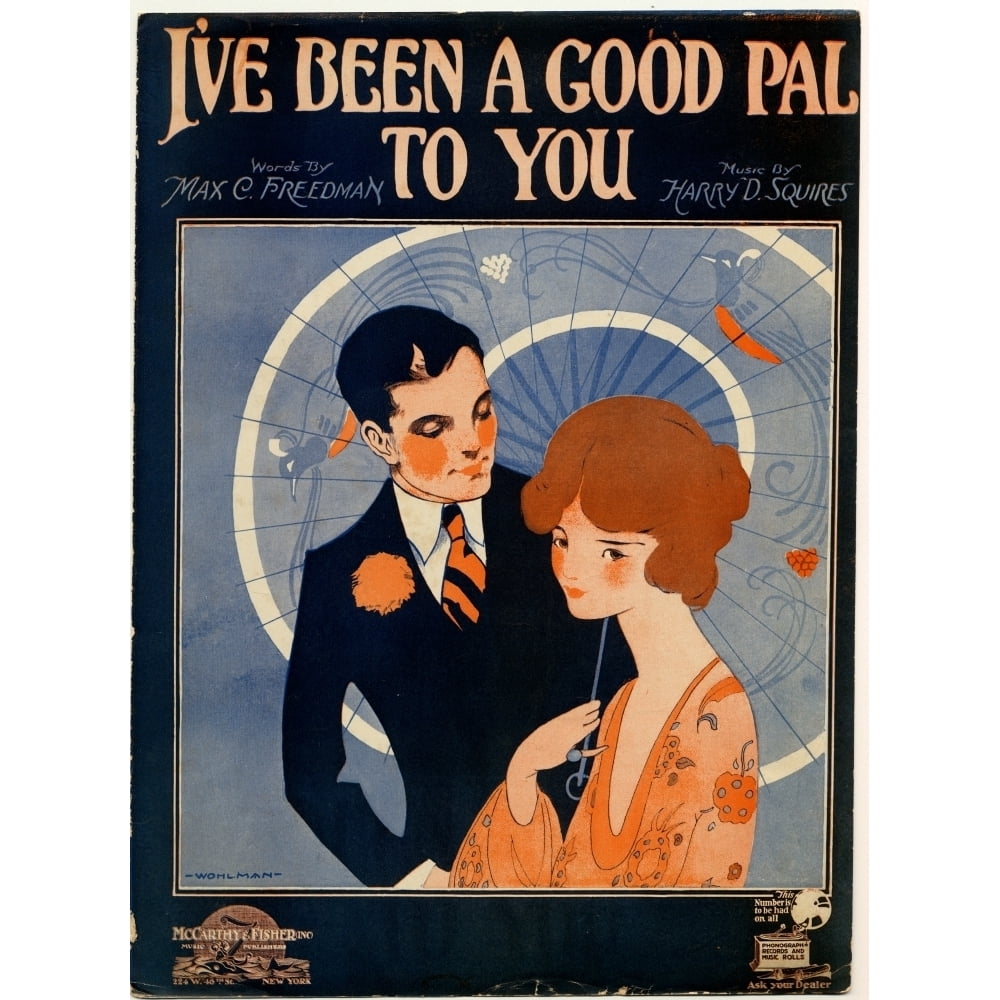 I've Been a good pal to You Poster Print (18 x 24) - Walmart.com
