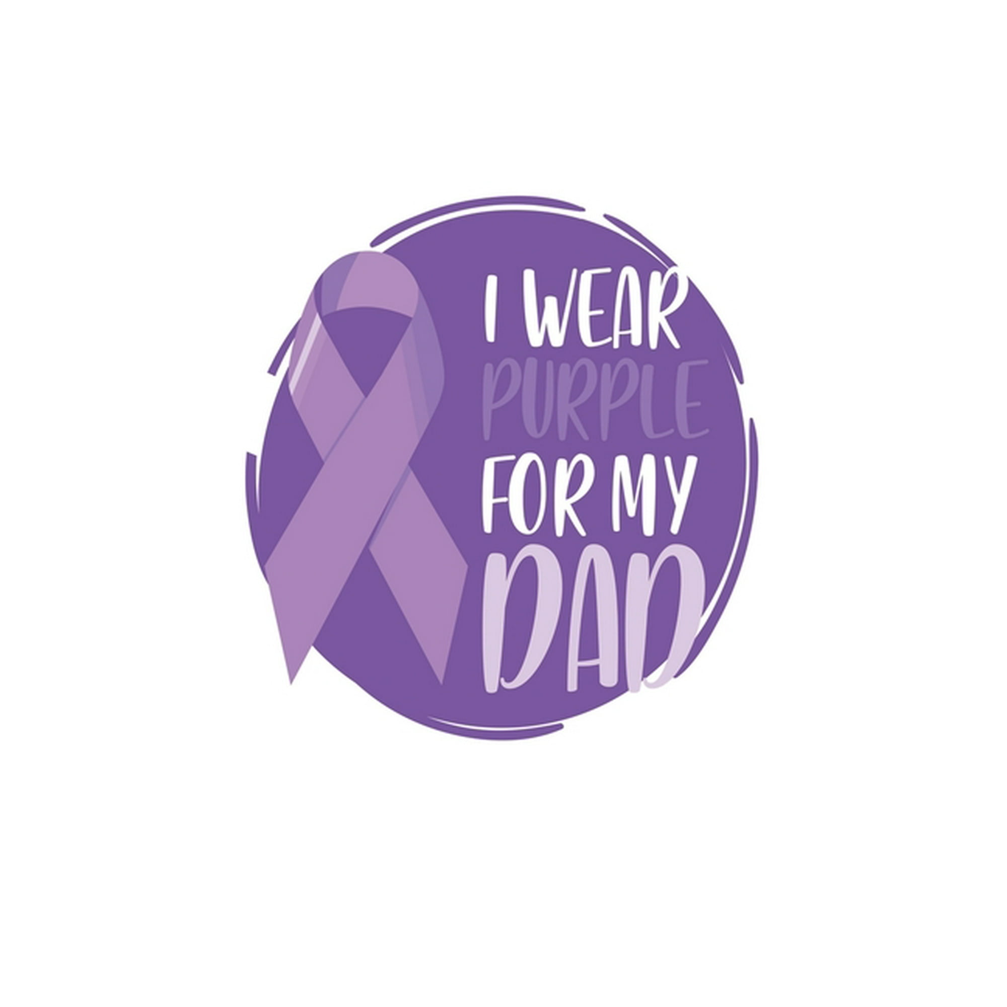 Pancreatic Cancer Ribbon Dad