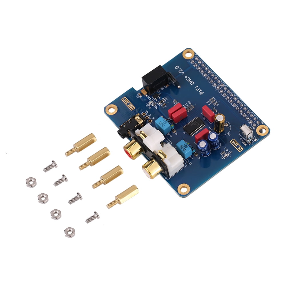 I2S Interface PiFi DIGI DAC + HIFI DIGI Digital Audio Card for Raspberry PI 3 Model B / 2B / B ...