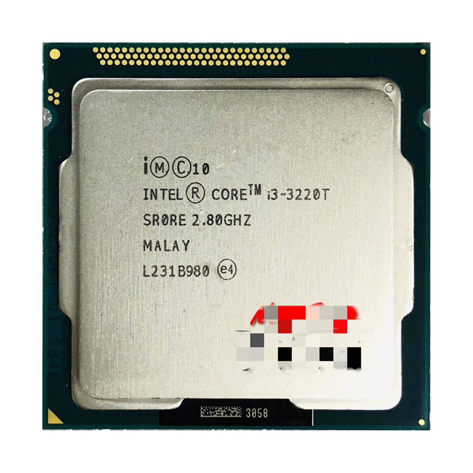 I3-3220T I3 3220T 2.8 GHz Dual- Quad-Thread CPU Processor 35W LGA 1155 ...