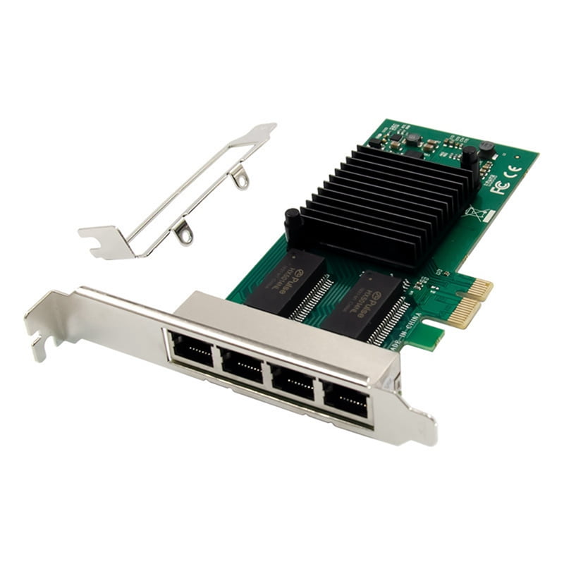 I340-T4 PCI-E X1 Gigabit Server Network Card 4 Port RJ45 PCI Express X ...