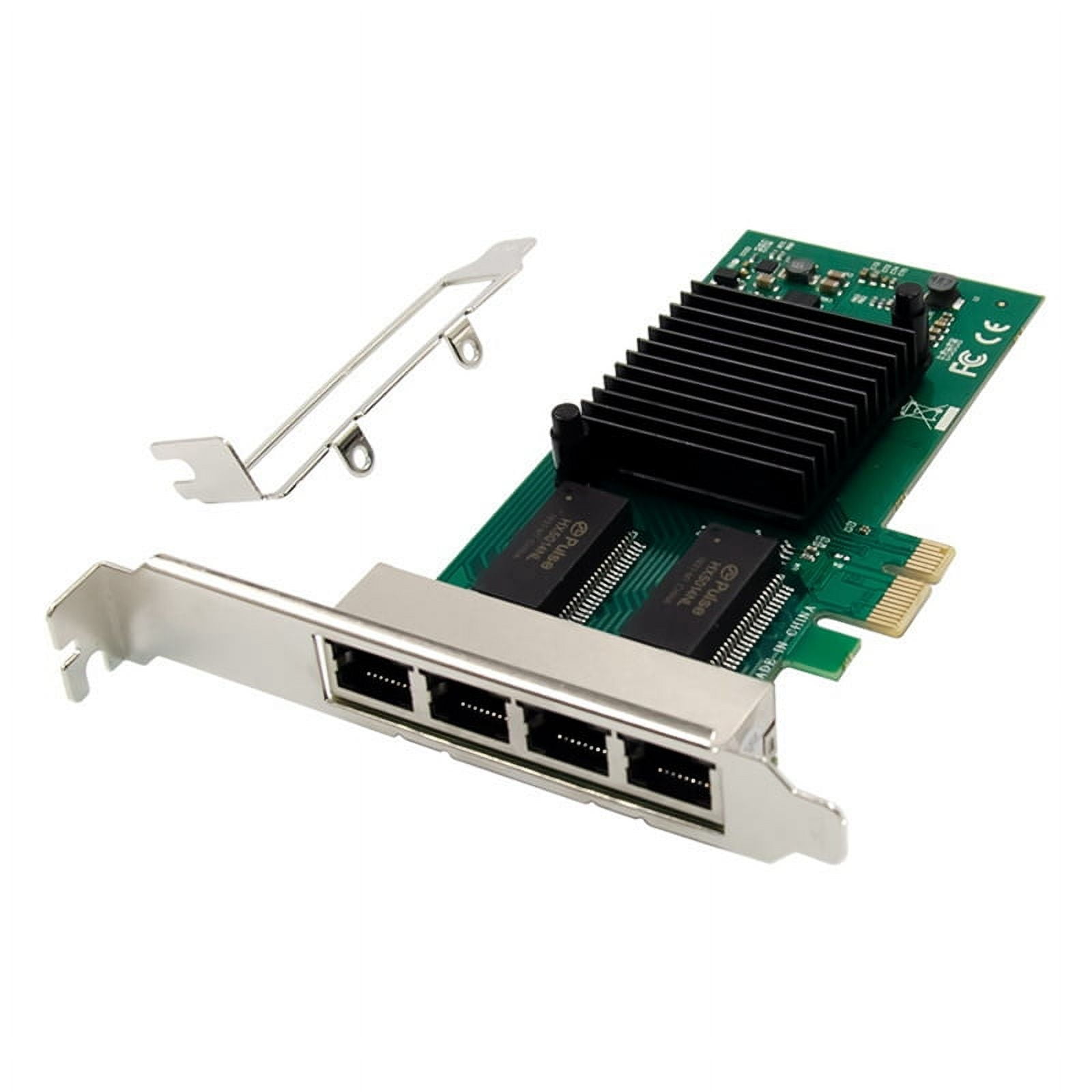 I340-T4 PCI-E X1 Gigabit Server Network Card 4 Port RJ45 PCI Express - Walmart.com